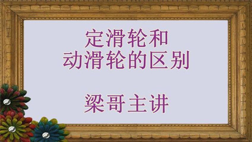 定滑轮和动滑轮的区别