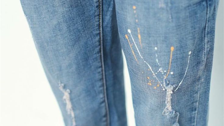 牛仔裤粘上油漆该怎么办,生活小妙招分分钟搞定ߤ�你学会了嘛