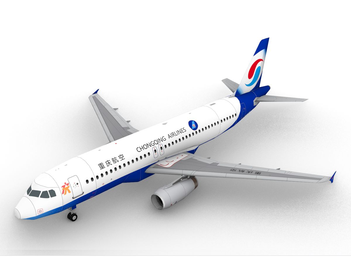 纸模型A320说明书