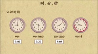 二年级数学-时分秒的认识