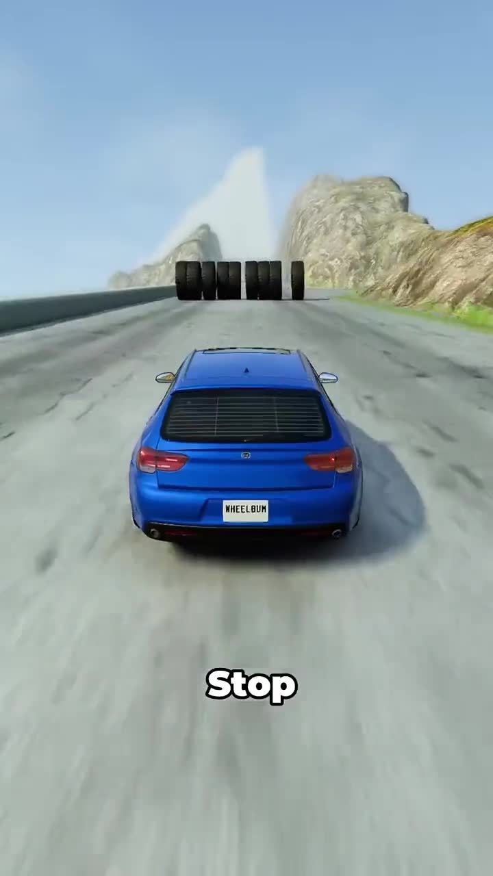 #汽车模拟器 滚动轮胎能否阻止大小汽车?