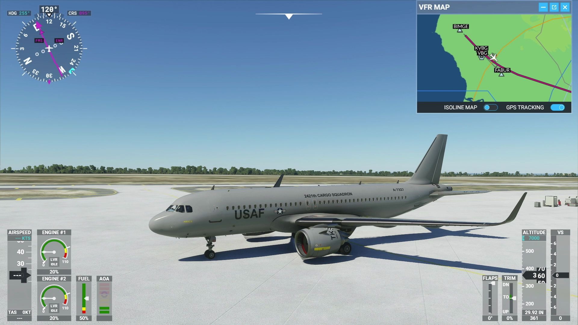 【微软模拟飞行2020】A320neo 加州范登堡空军基地飞洛杉矶,降落...