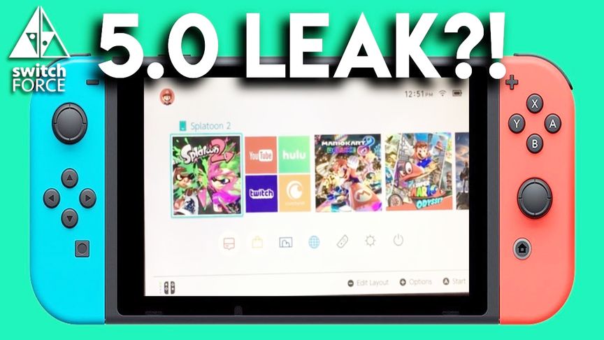 任天堂Switch 5.0.0系统泄露:聊天室,文件夹,图标排序,云储存