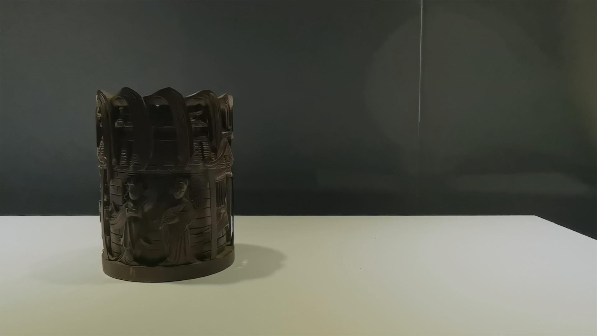 古代人用的笔筒老文物艺术收藏