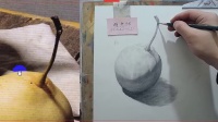 零基础素描绘画——单个水果塑造