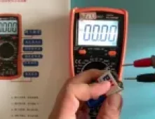 电工知识:万用表使用介绍,测量方法一一讲解,实物对照