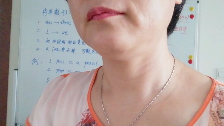 和吕老师一起学英语"单数变复数的习题练习"