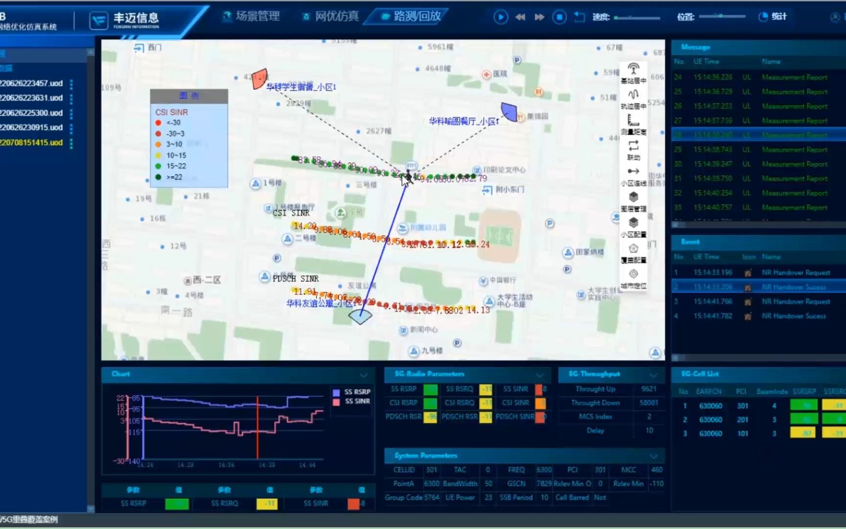 实验工坊WEB版-5G网络优化技术-重叠覆盖案例