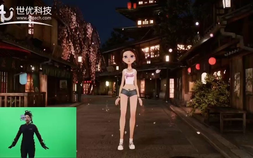 自主研发影视级惯性动作捕捉设备,全身动作,表情,实时驱动!自带防抖动...