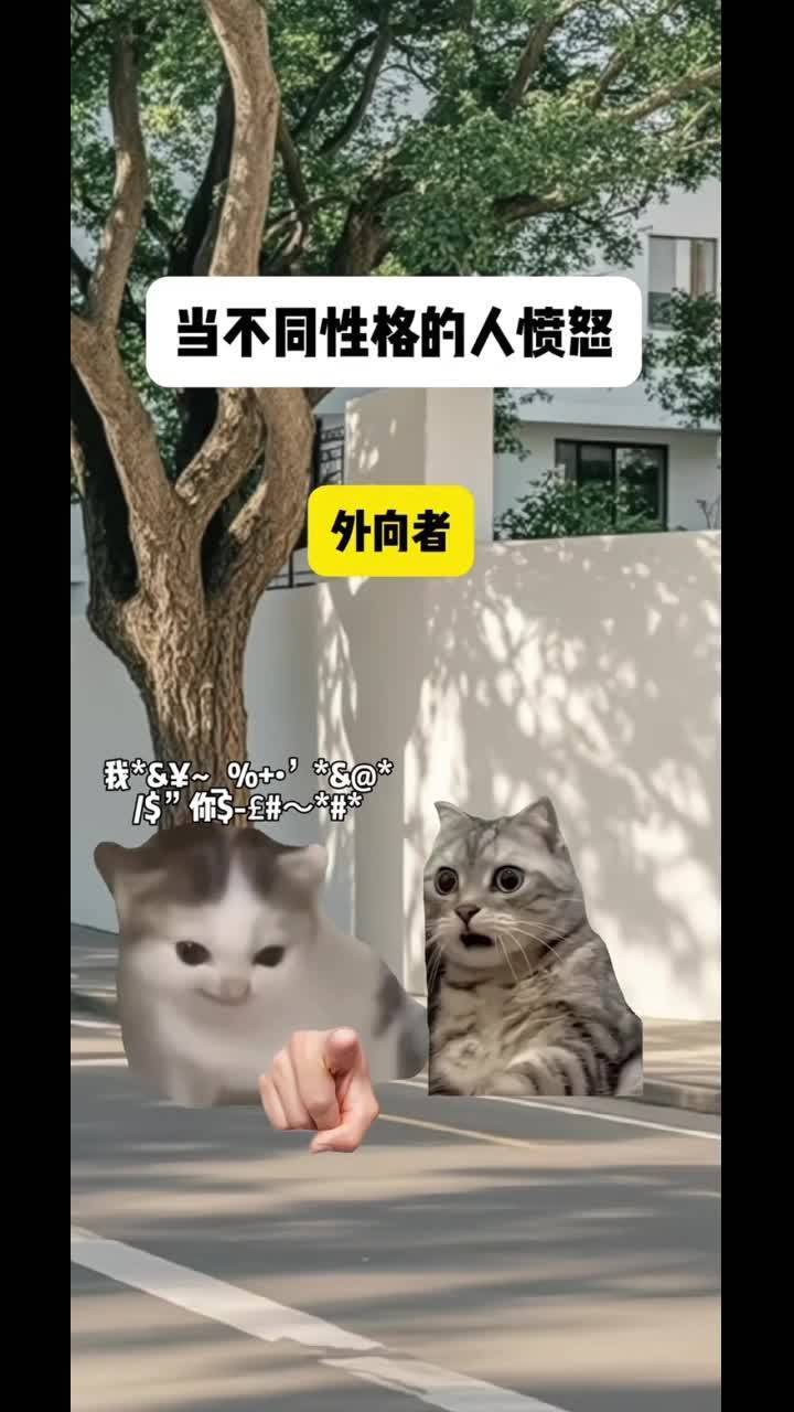 当不同性格的人愤怒