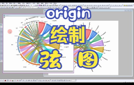 origin绘制弦图