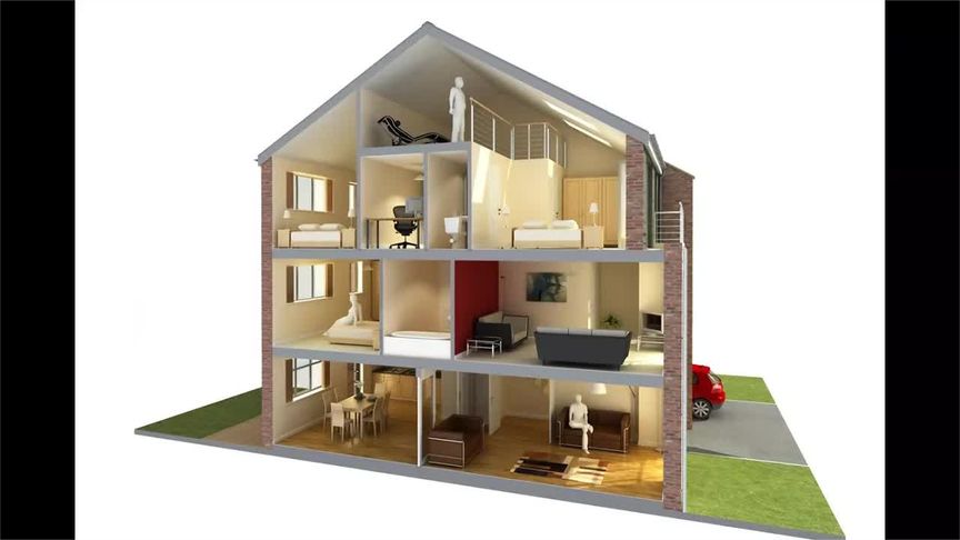 REVIT中3D剖面教程Revit Tutorial 3D Section