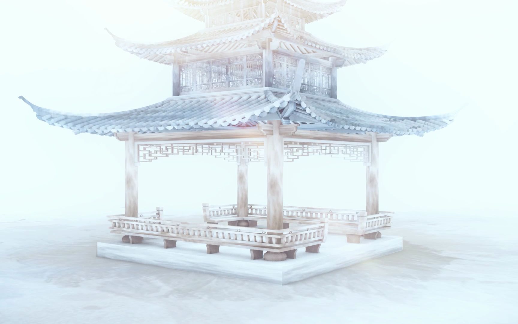 C4D水墨风格练习