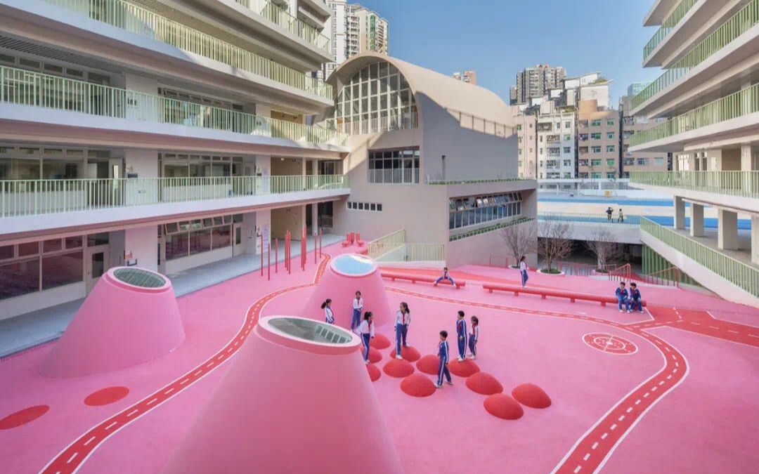 建筑实践 | 新沙小学:高密度都市中的童趣校园 | 一十一建筑