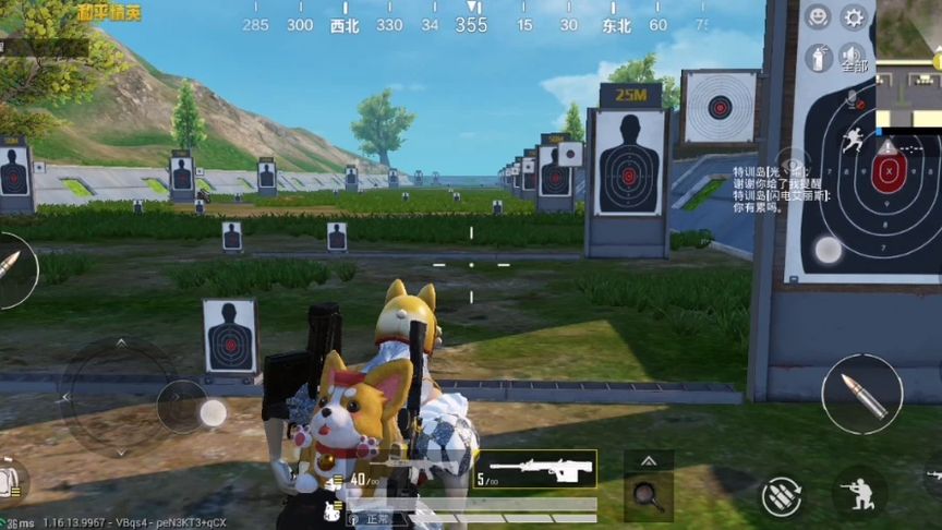 测试体验服新武器:AMR狙击枪,顺便道别