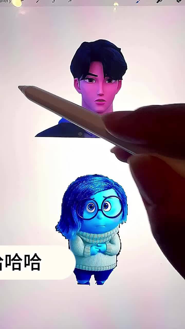 画卡通男生的过程