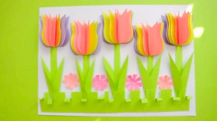 幼儿园手工教程:创意立体纸艺画,简单易学,适合小朋友.