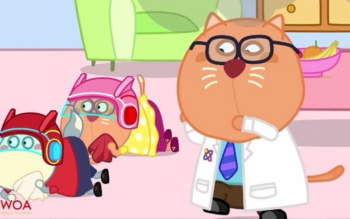 小猪儿童动画:遇到火灾应该怎么逃生呢 让我们一起和沃夫来学习一下吧