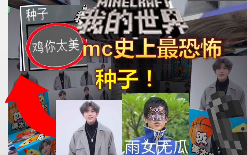 【鸡你太美,雨女无瓜】我的世界史上最恐怖种子!