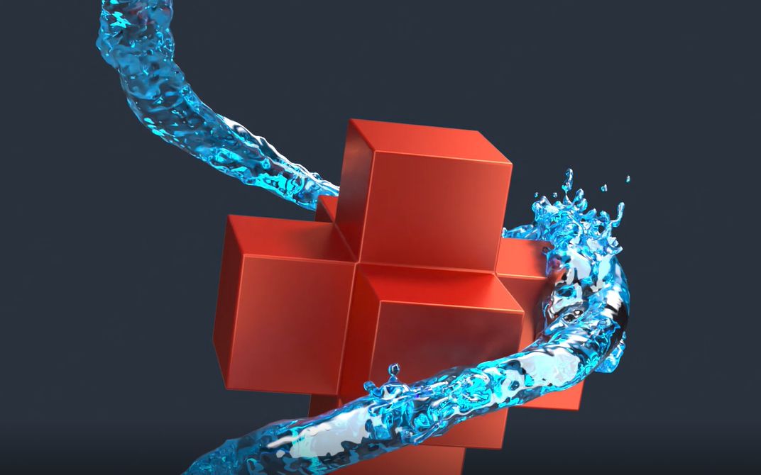 简单C4D流体建模与动态教程