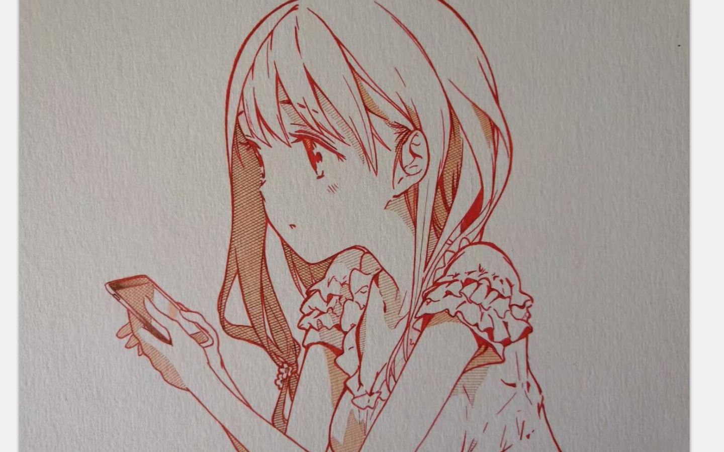 【针管笔】线稿画的像打印出来的一样清晰明了