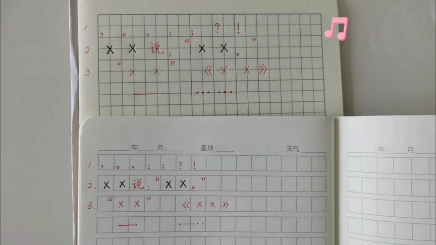 今天分享 #标点符号的书写位置