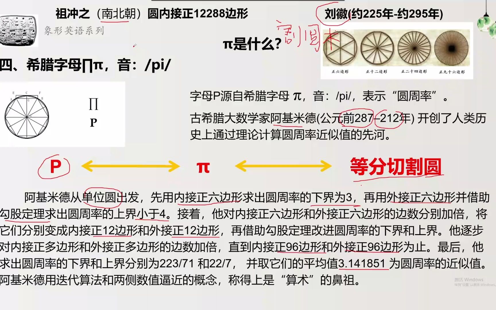 第七十一讲 字母P的起源和演化概述(11)