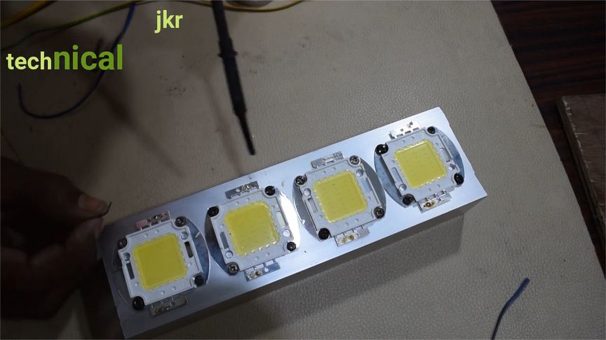 亮瞎眼:如何制作一个12V 80W大功率LED灯