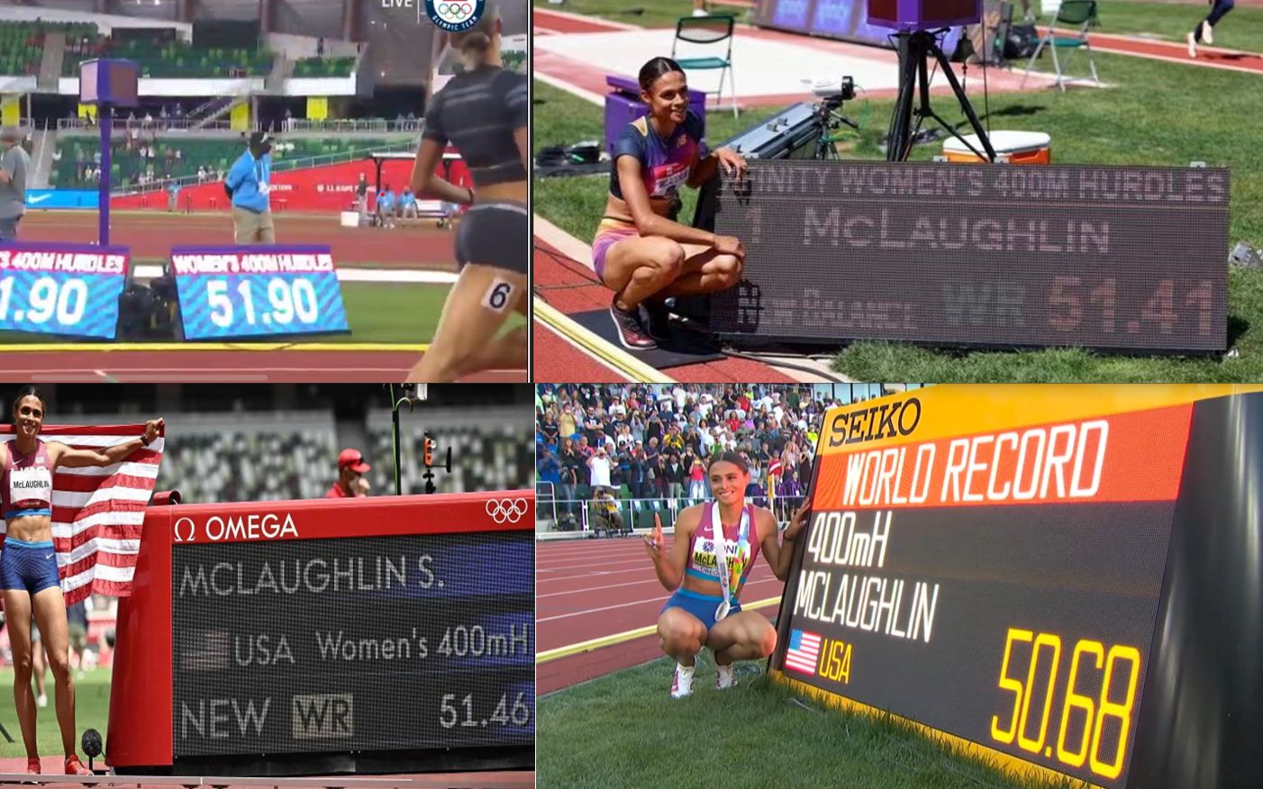 麦克劳克林4破400米栏世界纪录
