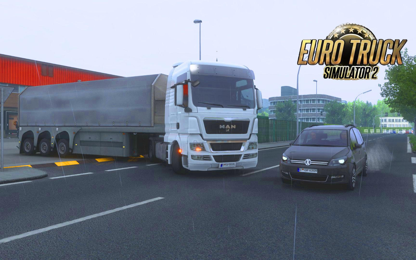 【欧洲卡车模拟2】#05 驾驶曼恩在高速公路上撒野