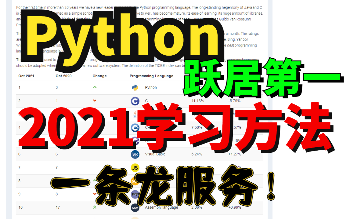 针对Python入门学习一条龙,3天带你入门Python,自学编程永不迷茫