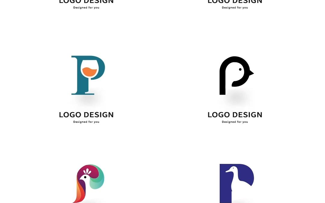 一字母P的变奏曲:打造独一无二的LOGO设计
