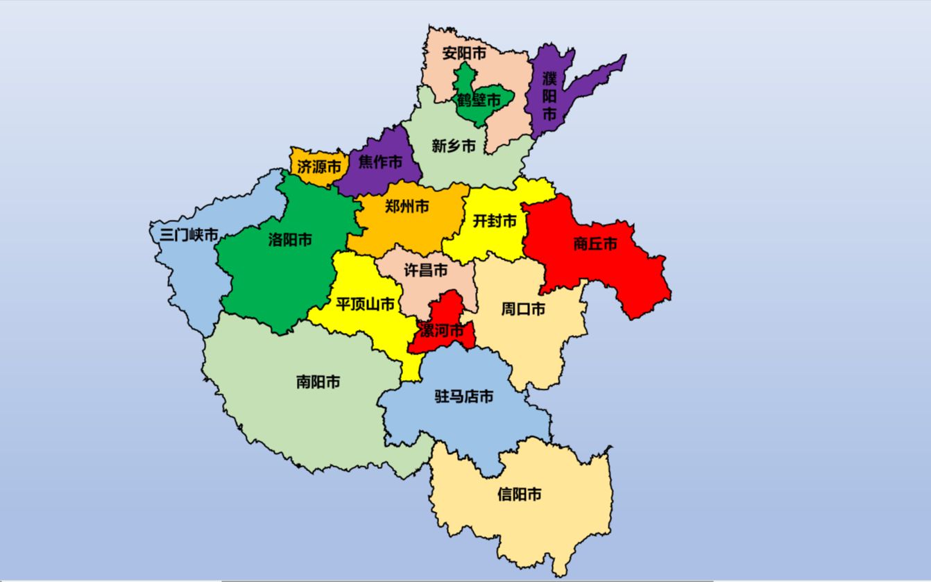 动画演示河南省各地市行政区划 有你的家乡吗?