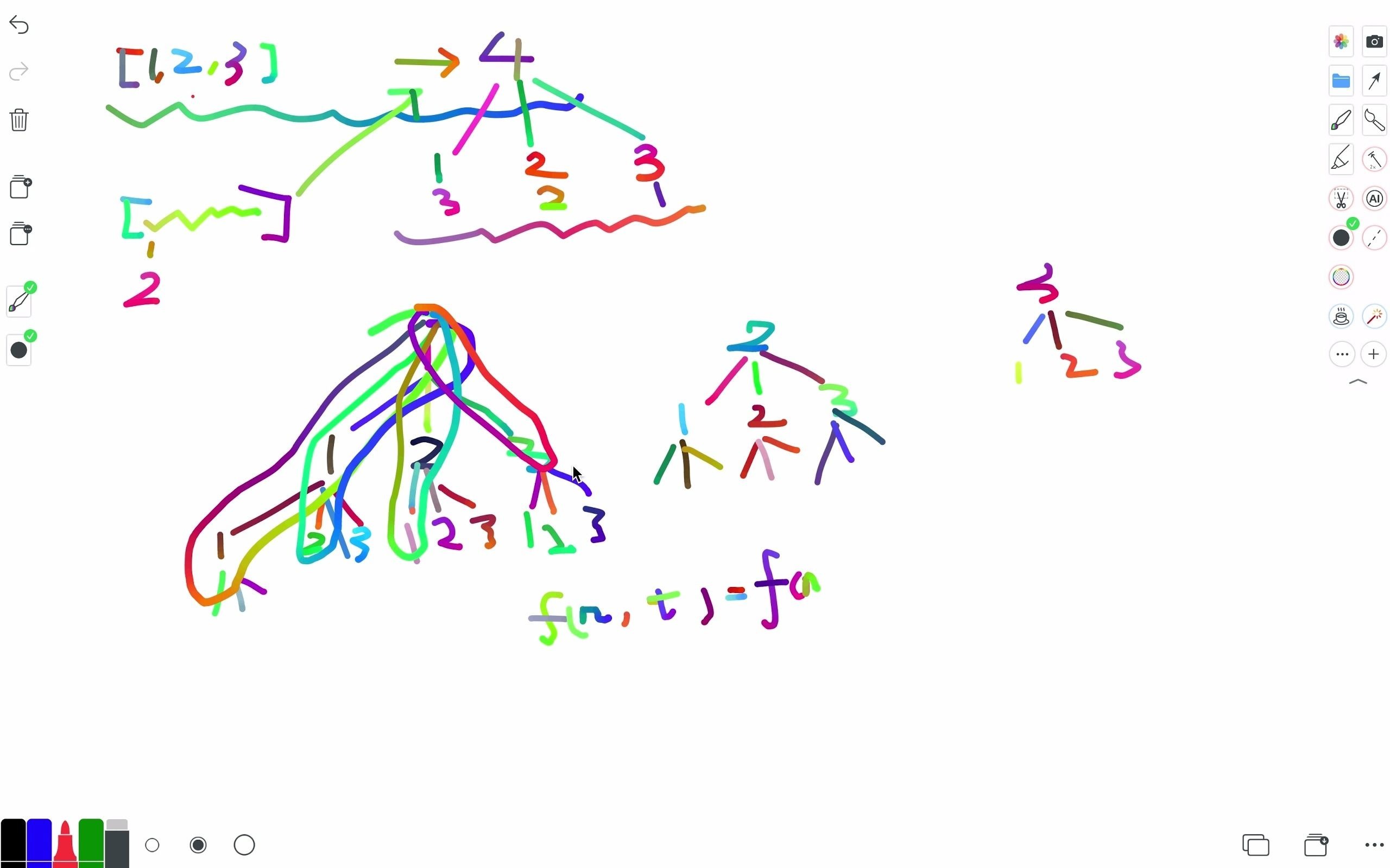 leetcode377. 组合总和 Ⅳ/递归-->动态规划/写题过程/建议倍速观看/...