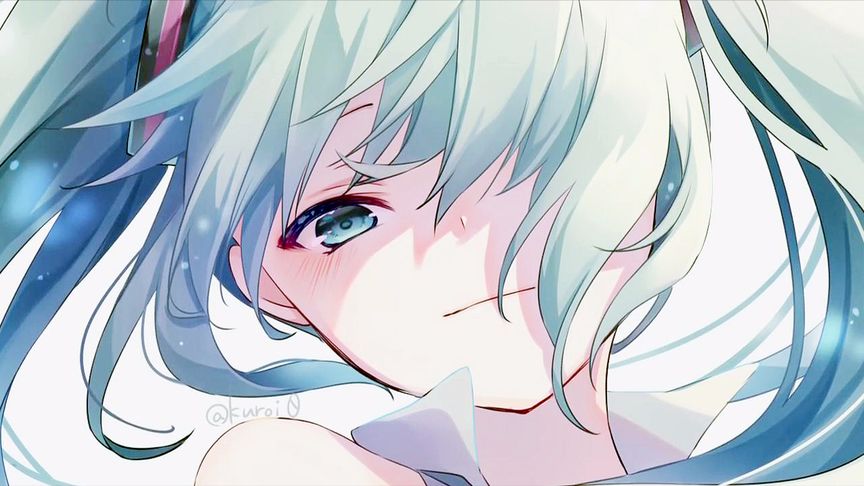 看日本插画高手如何运用SAI软件绘制一张漂亮的初音同人插画作品