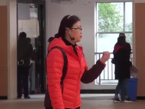 牛 晓 报告:《遵循中小学生体育学习规律,实施有效的课堂教学》