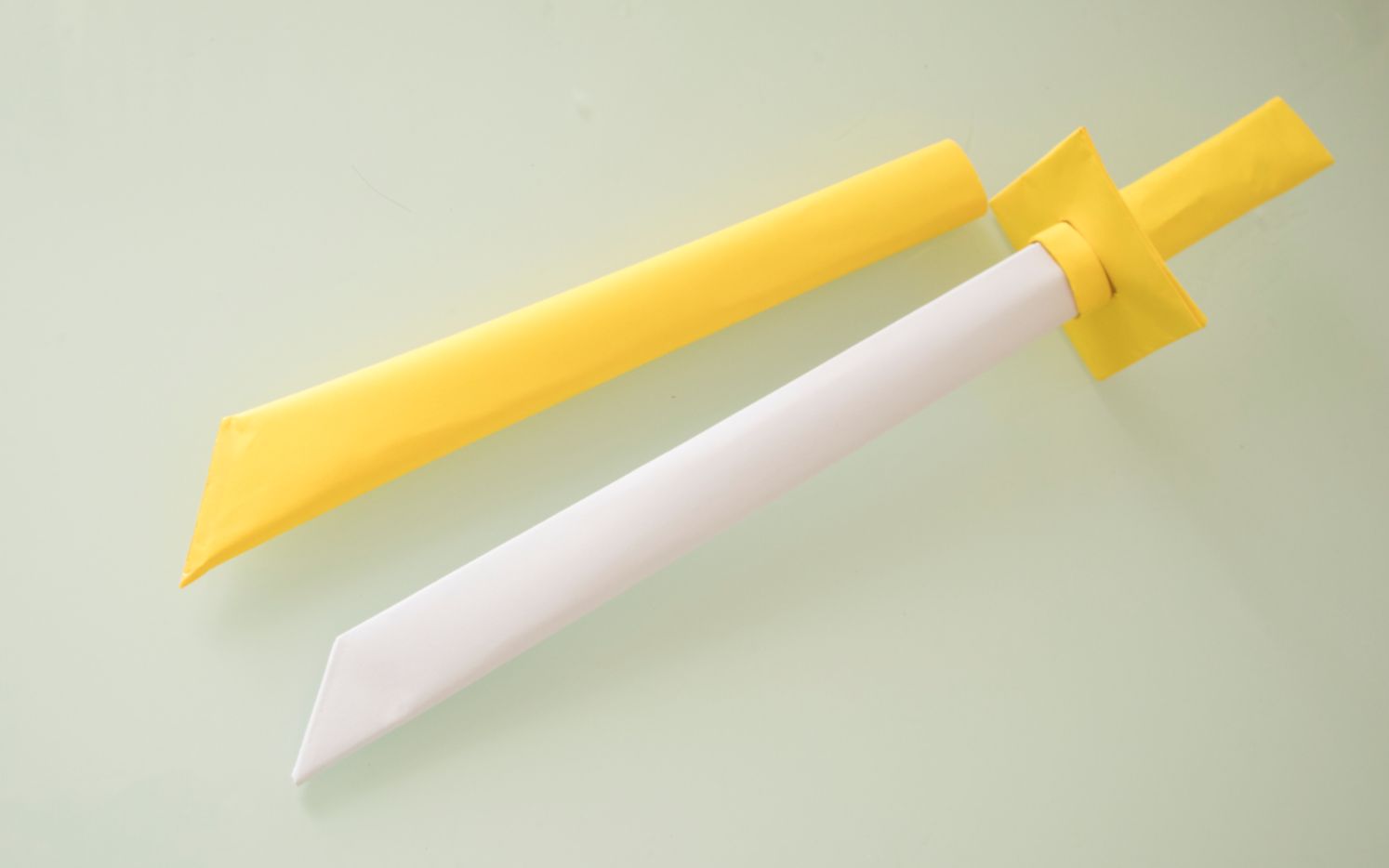 【折纸】手把手教你做一把帅气的武士刀,看一遍就可以学会,手工折纸...