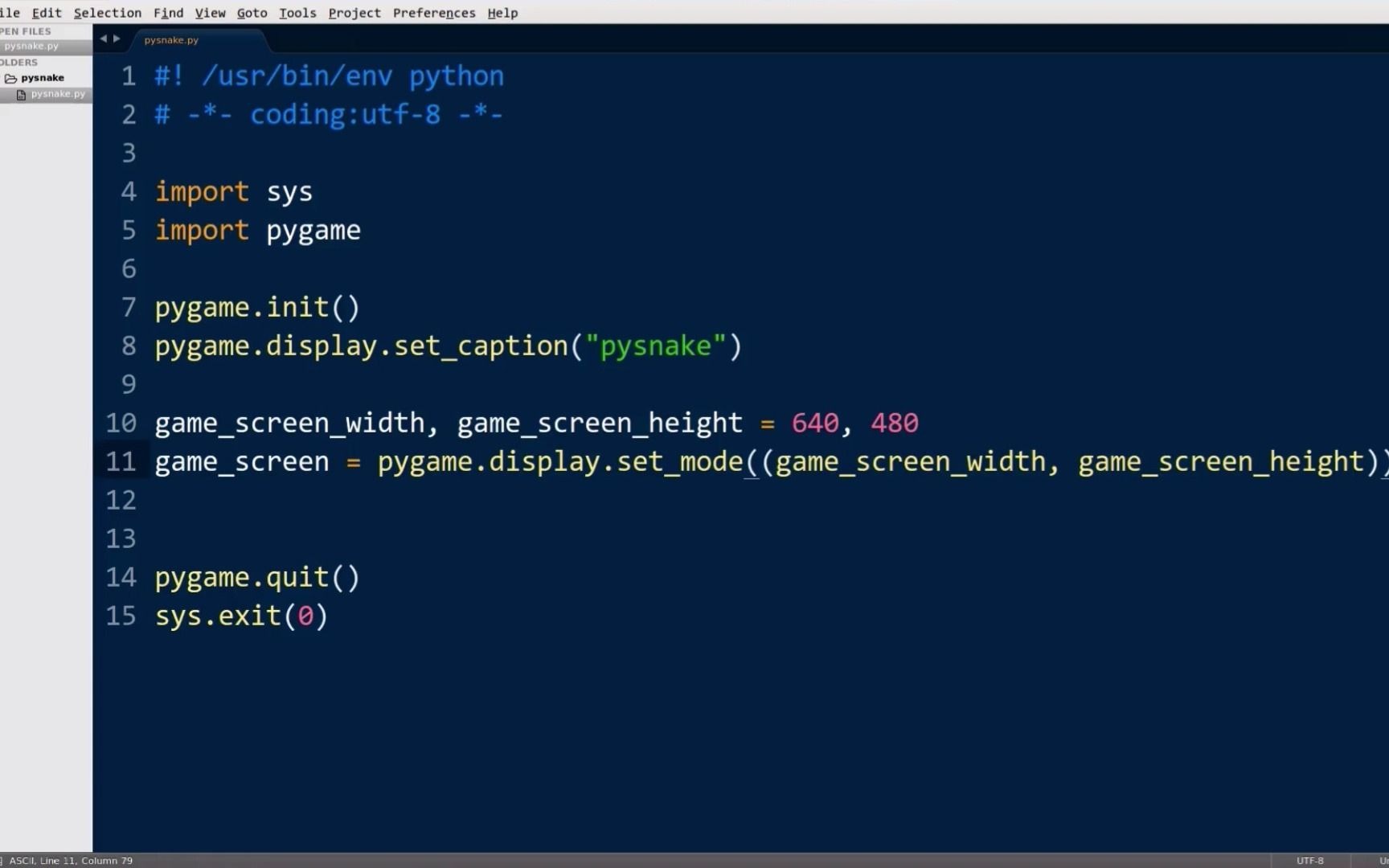 python游戏项目开发教程,入门到精通(pygame版本贪吃蛇)