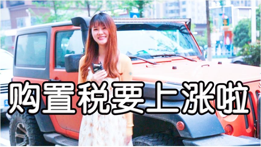 新的《车辆购置税法》即将实施,买车购置税将上涨,你还不买车?