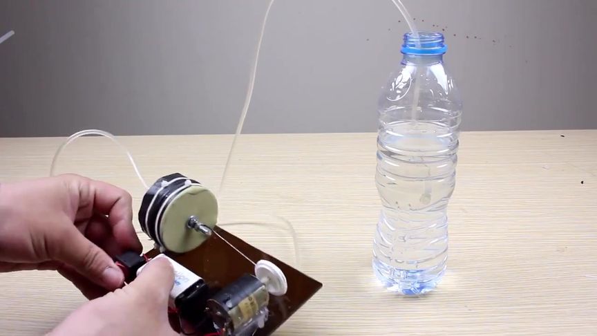 DIY制作一个增氧机,再也不怕鱼儿缺氧了