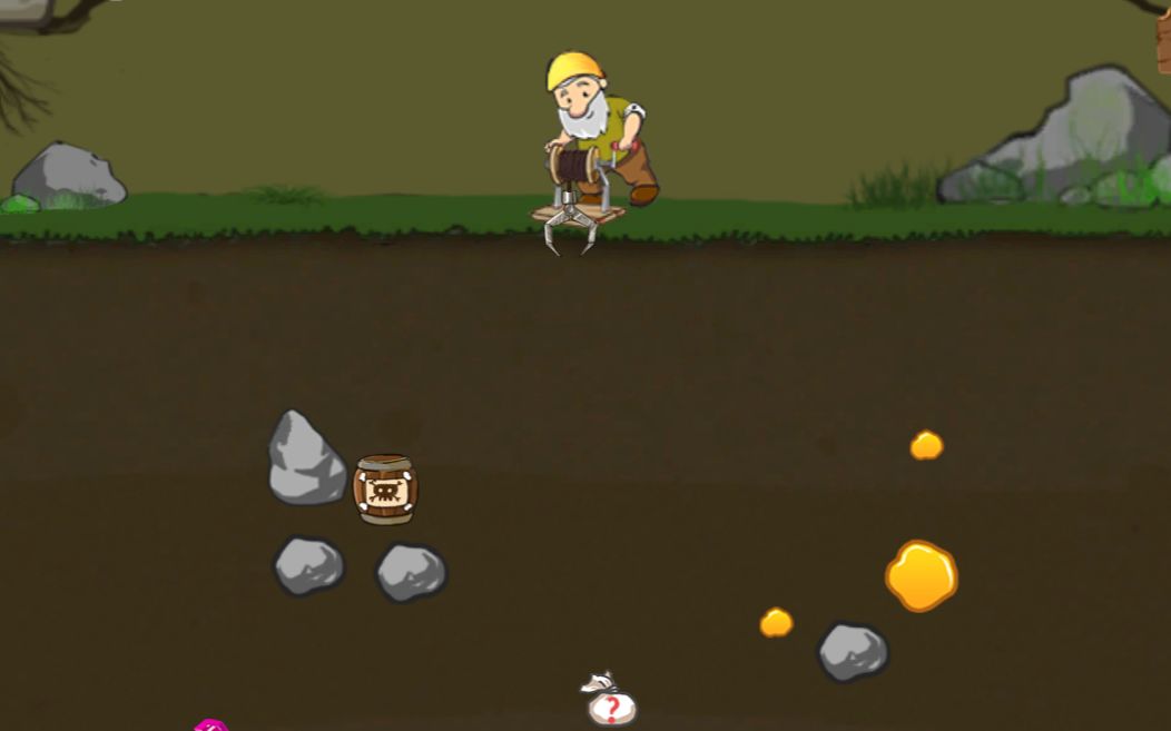 unity 还原小时候玩的黄金矿工