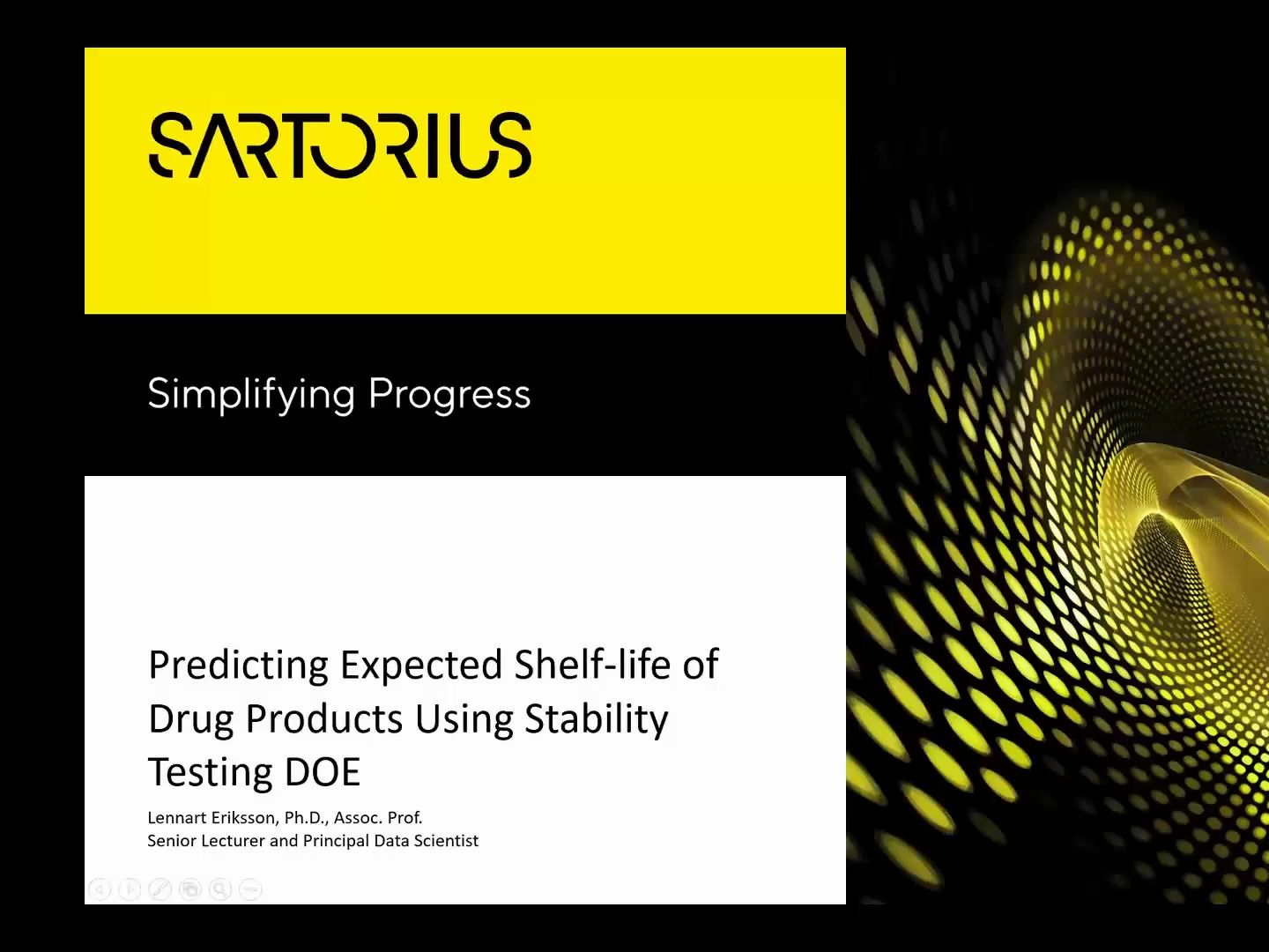 DOE 6 - Predicting Expected Shelf-life of Drug Products Using Stability ...