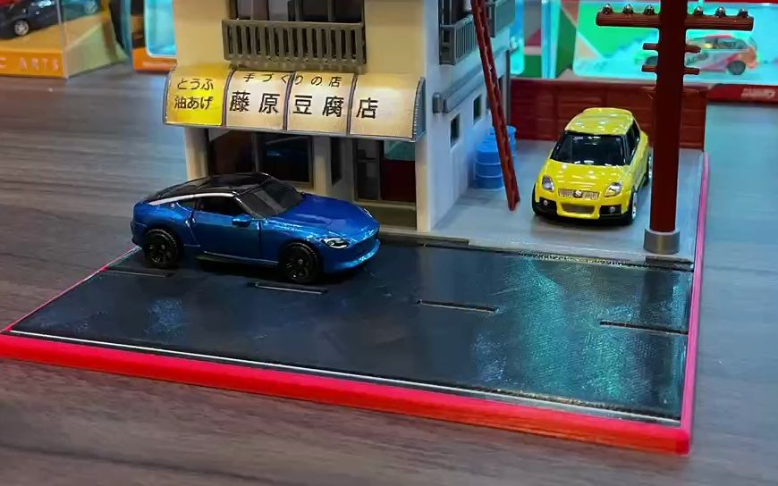 【肥鹅手工】全自制设计建模 3D打印 模型小车仿真场景 - 藤原豆腐店