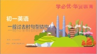 爱剪辑-初一英语一般过去时句型结构