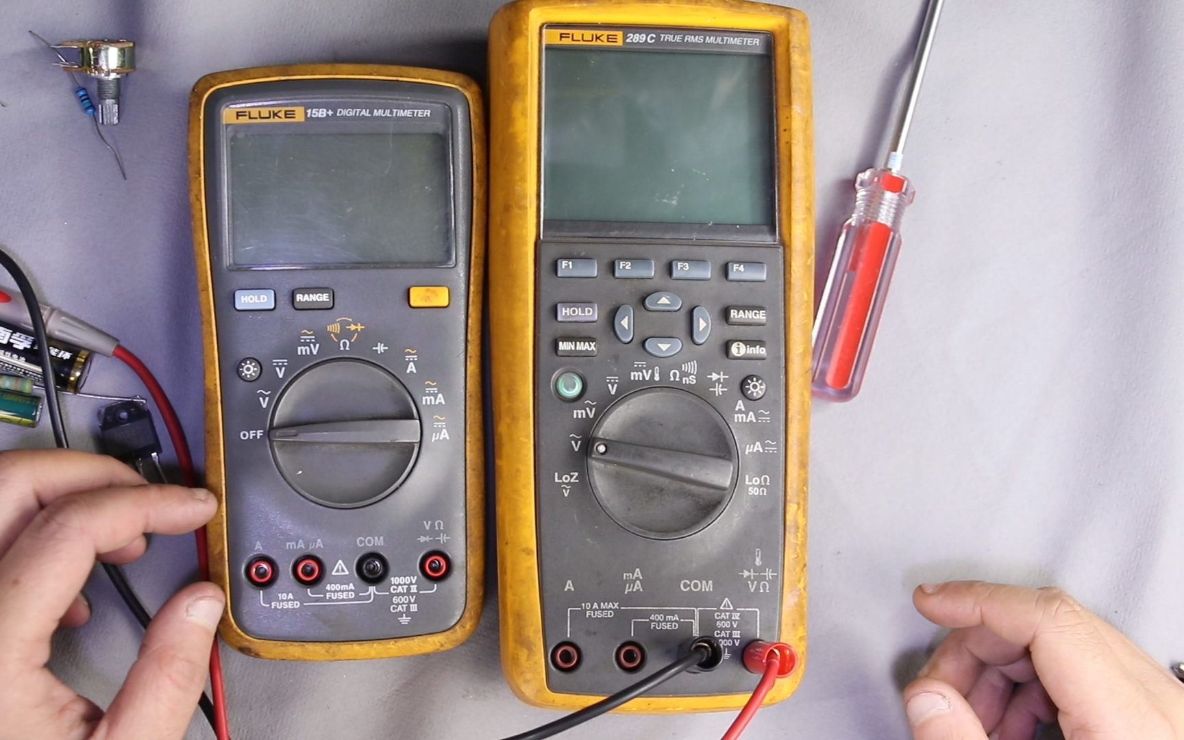 B站实机首测福禄克289C万用表,见证下这家伙为啥这么贵!