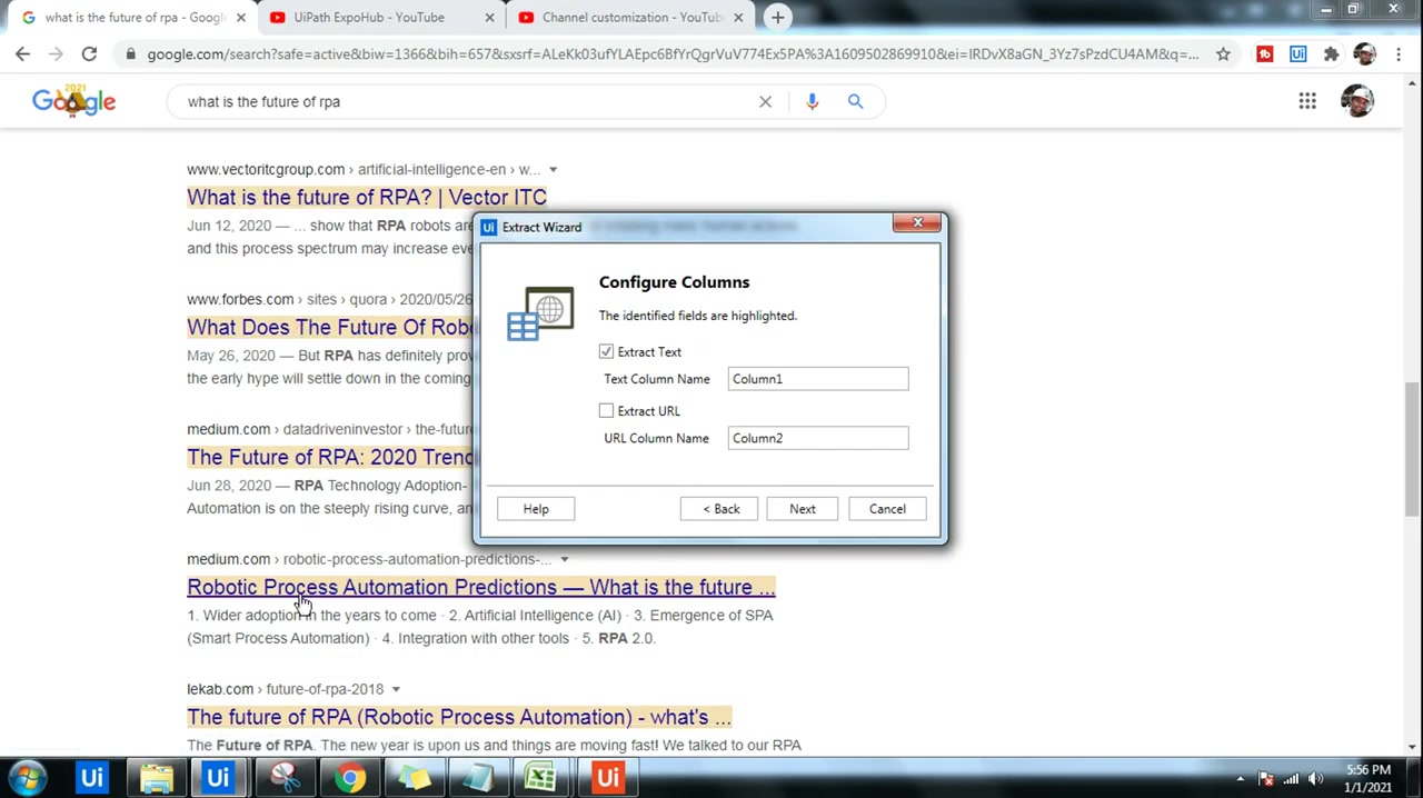 ...如何从网页中进行数据刮取并保存到Excel文件_uUIPath中的数据刮取