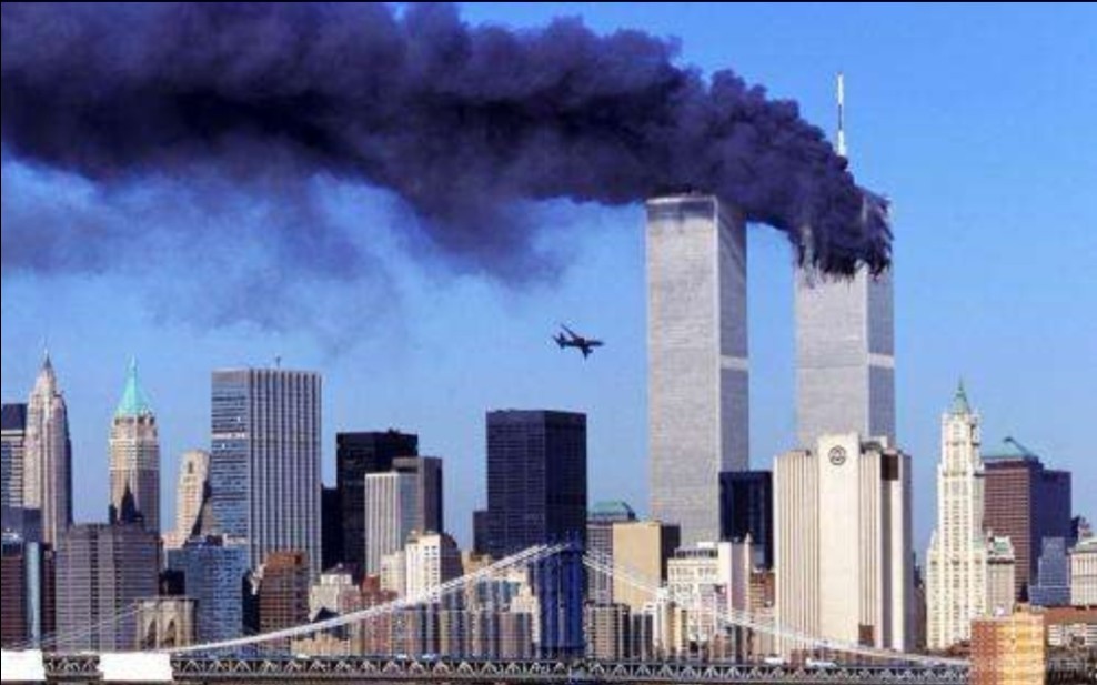 911事件真实画面,飞机撞击美国纽约世贸大厦,现场宛如人间地狱