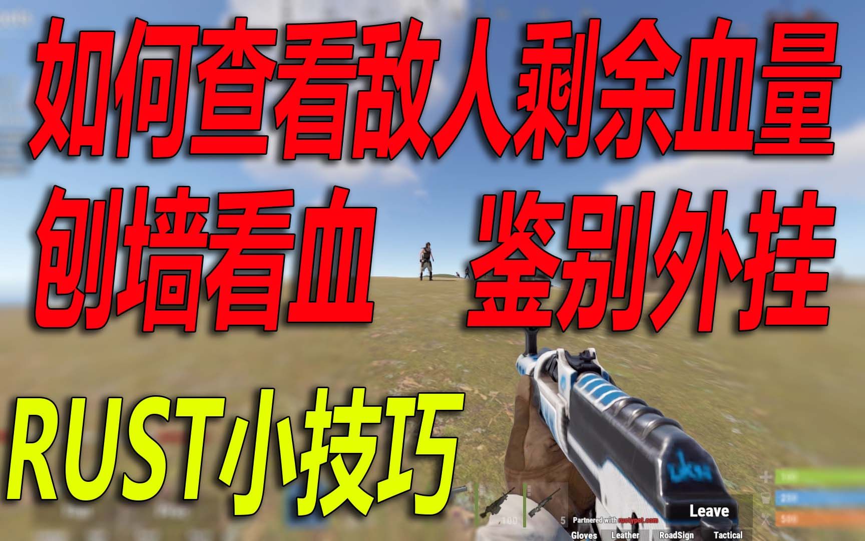...部落 一键查看敌人剩余血量 鉴别外挂神器 rust小技巧之查看伤害指令