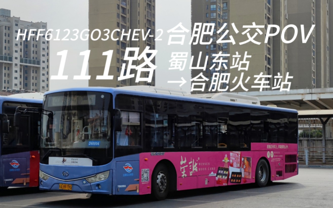 [混动篇]连接两站·望江路老牌线-合肥公交111路POV(蜀山东站→合肥...