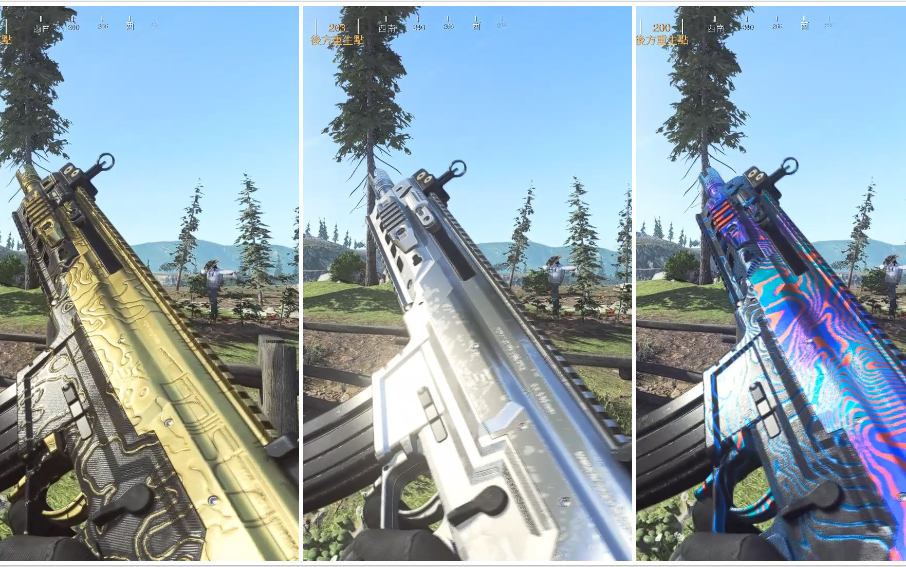 ...全武器皮肤演示 黄金/白金/大马士革/部分黑曜石 360°皮肤展示+换弹...